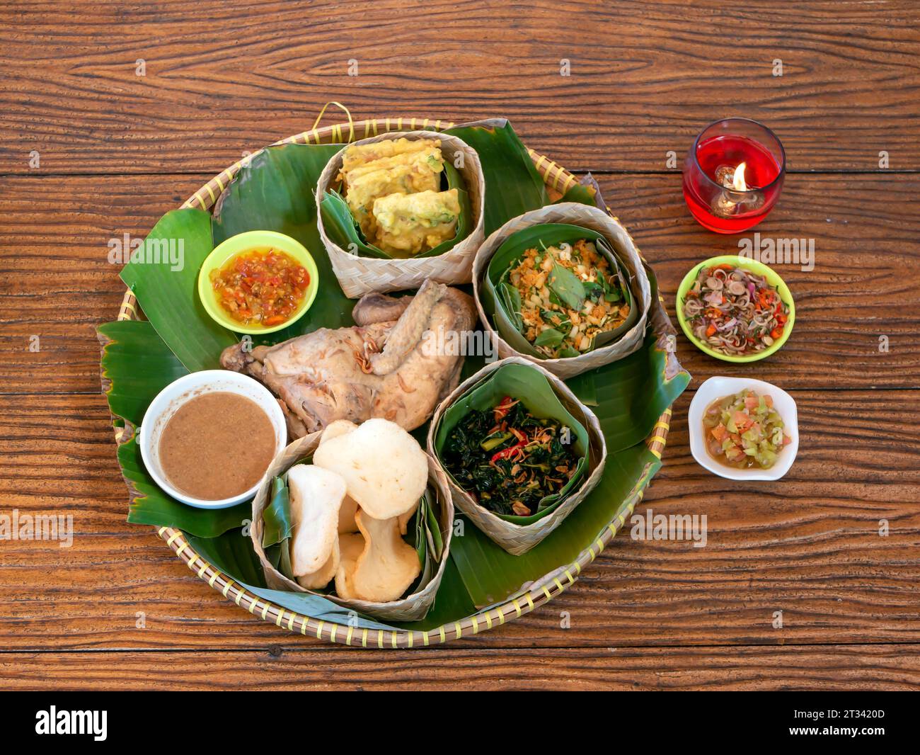 Ingkung Ayam, a traditional food from Yogyakarta, Indonesia, made from ...