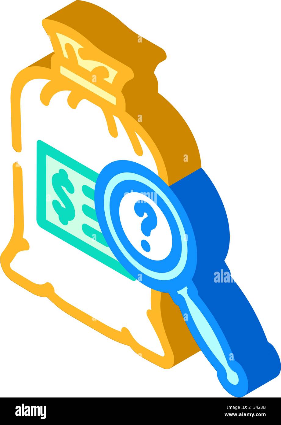 asset valuation isometric icon vector illustration Stock Vector Image ...