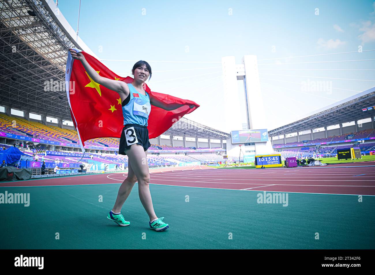 Hangzhou, China's Zhejiang Province. 23rd Oct, 2023. Shi Yiting of ...