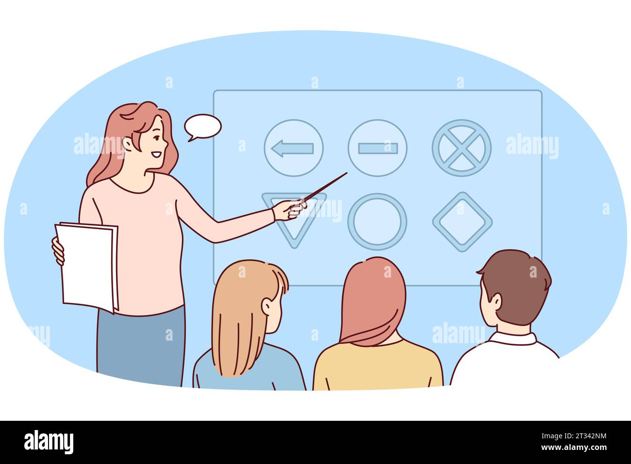 Beginner talk Stock Vector Images - Alamy