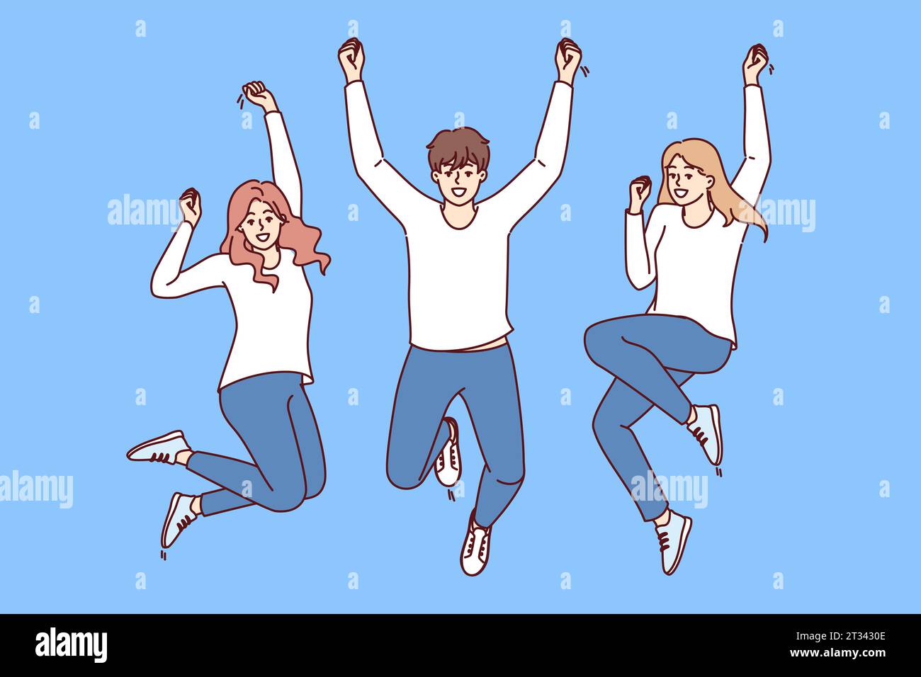 Lady jumping trampoline hi-res stock photography and images - Alamy