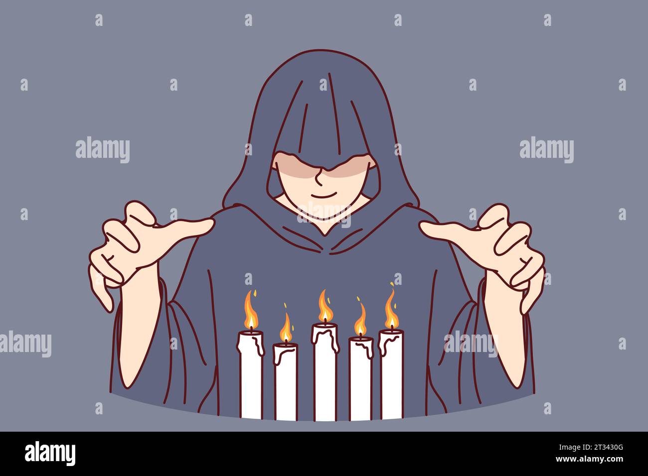 The burning monk Stock Vector Images - Alamy