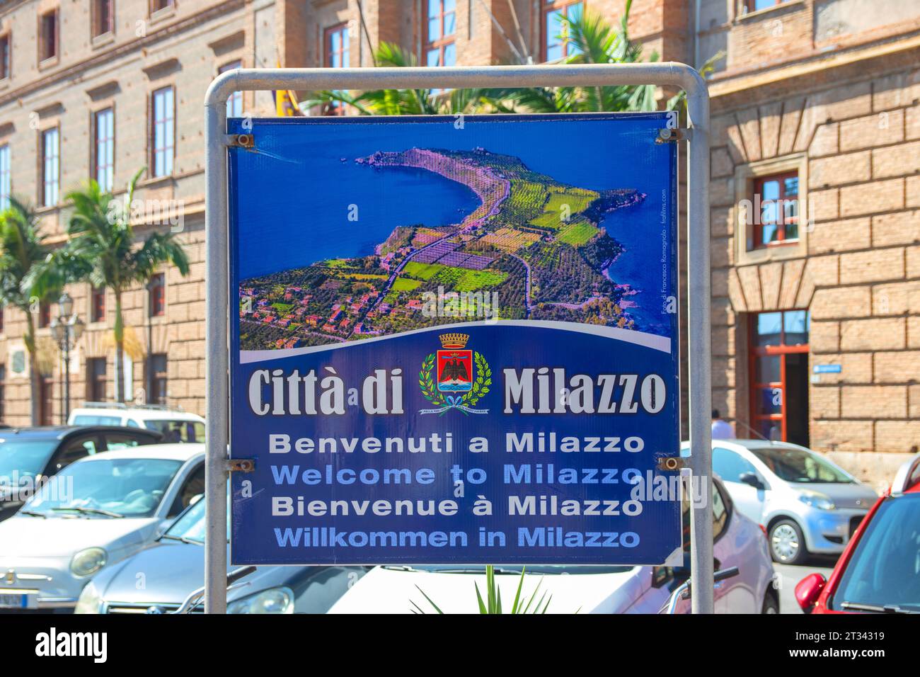MILAZZO, SICILY, Italy - 03 October 2023. Selective focus on the ...