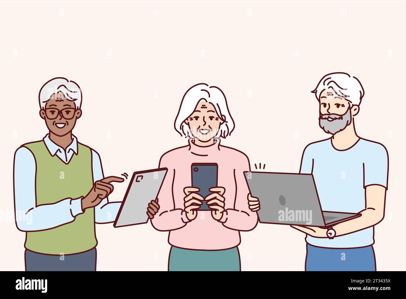 Pensioners hands Stock Vector Images - Alamy