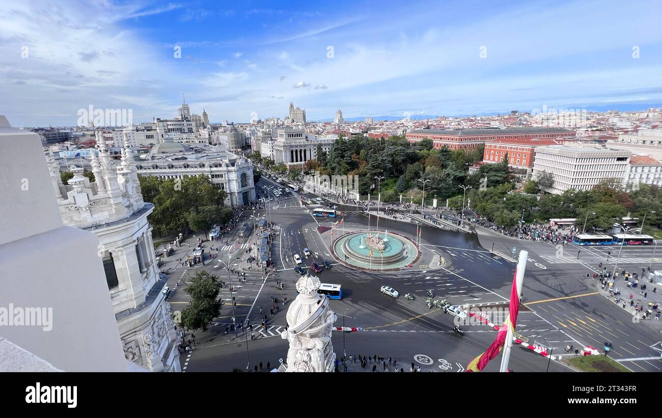 Cibeles roundabout in madrid hi-res stock photography and images - Alamy