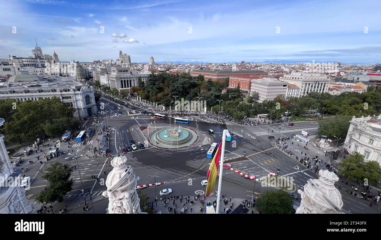 Cibeles roundabout in madrid hi-res stock photography and images - Alamy
