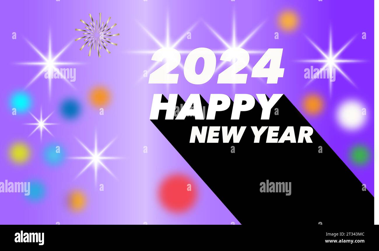New Year's Eve 2024 Countdown Celebration and Party Concept with ...