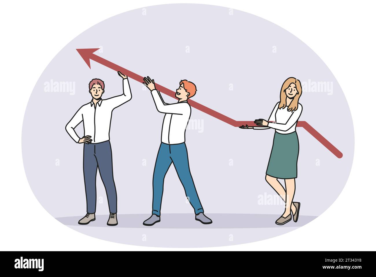 Shared direction Stock Vector Images - Alamy