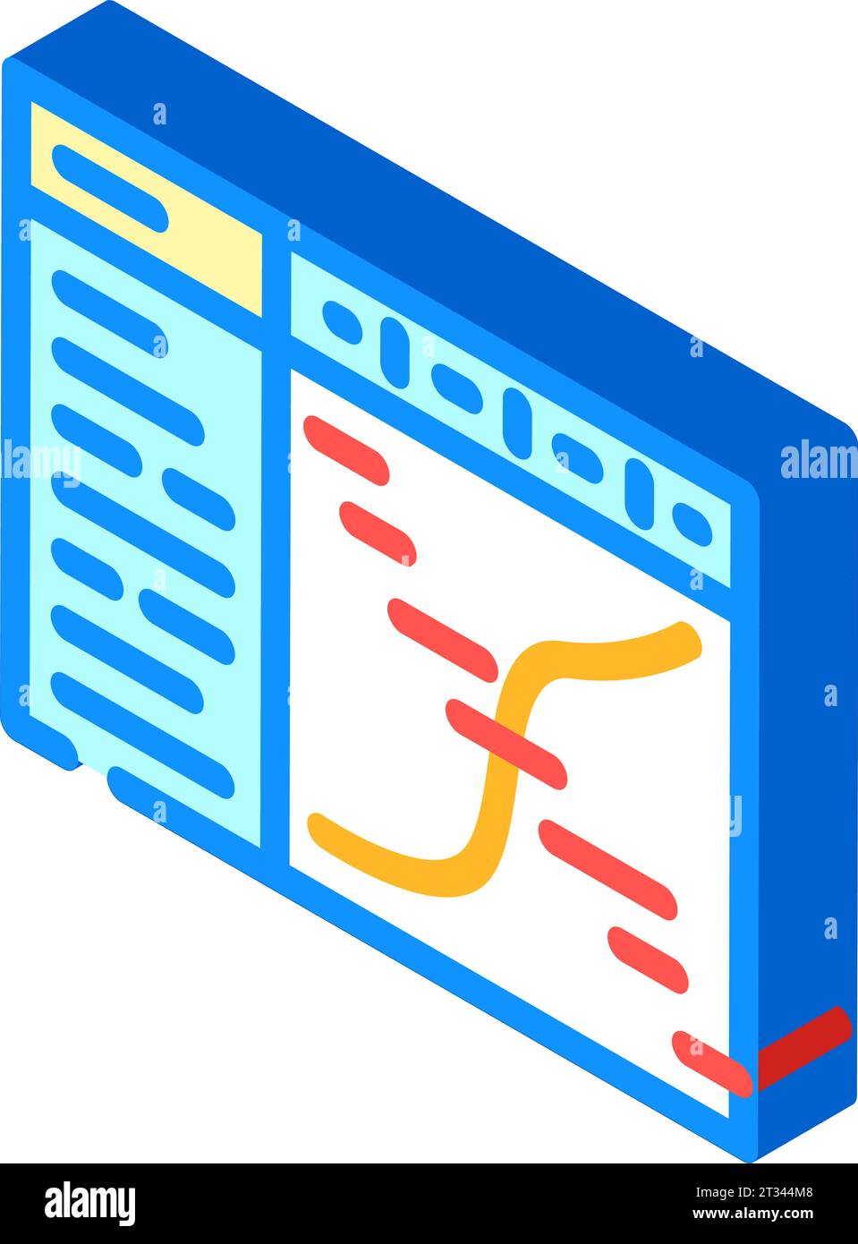 resource assessment mining isometric icon vector illustration Stock ...