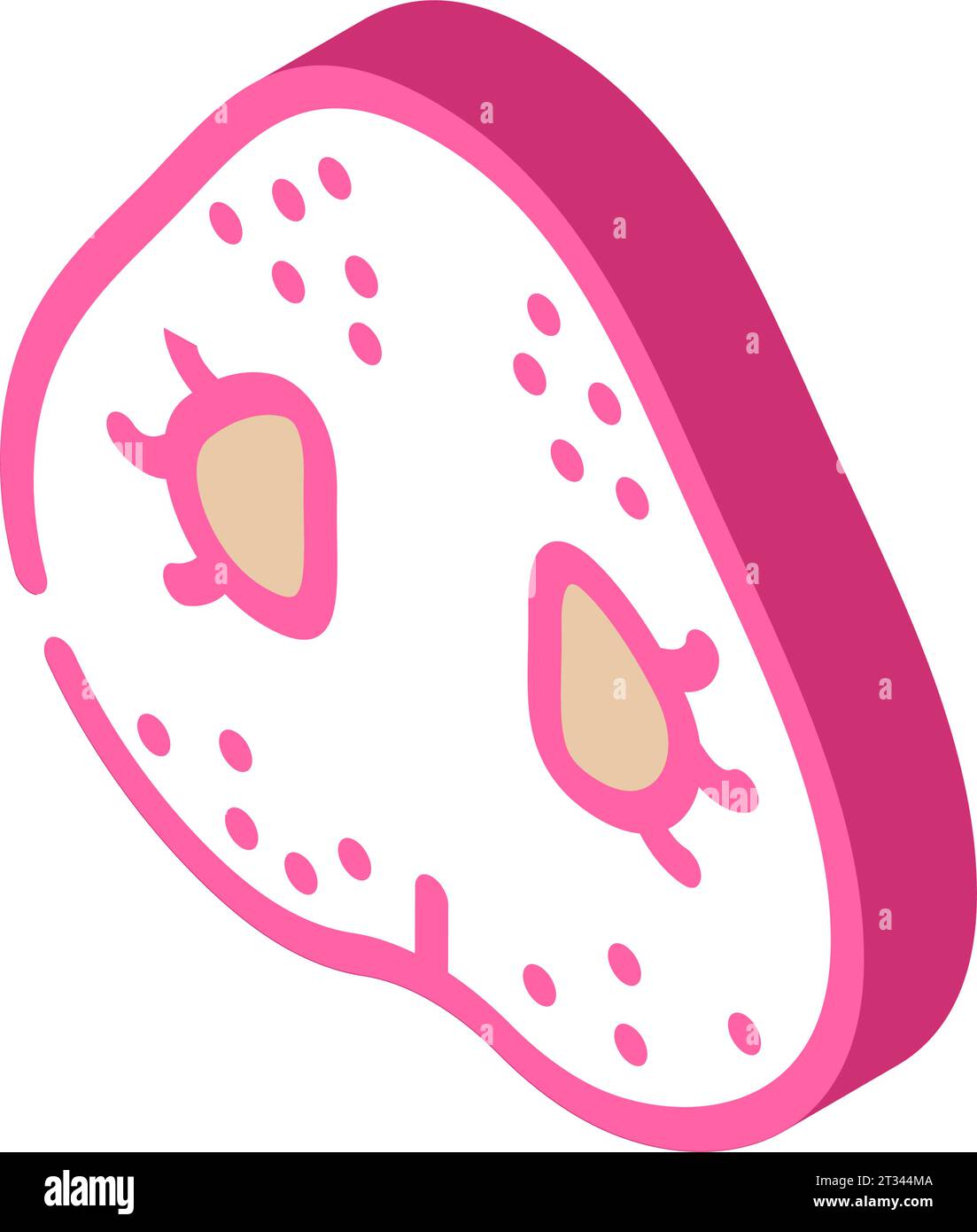 nose pig animal isometric icon vector illustration Stock Vector Image ...