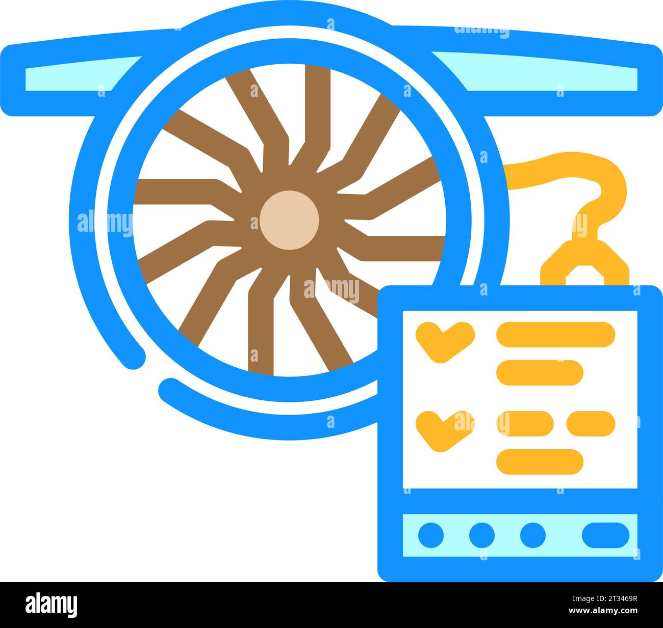 Aircraft engine and factory Stock Vector Images - Alamy