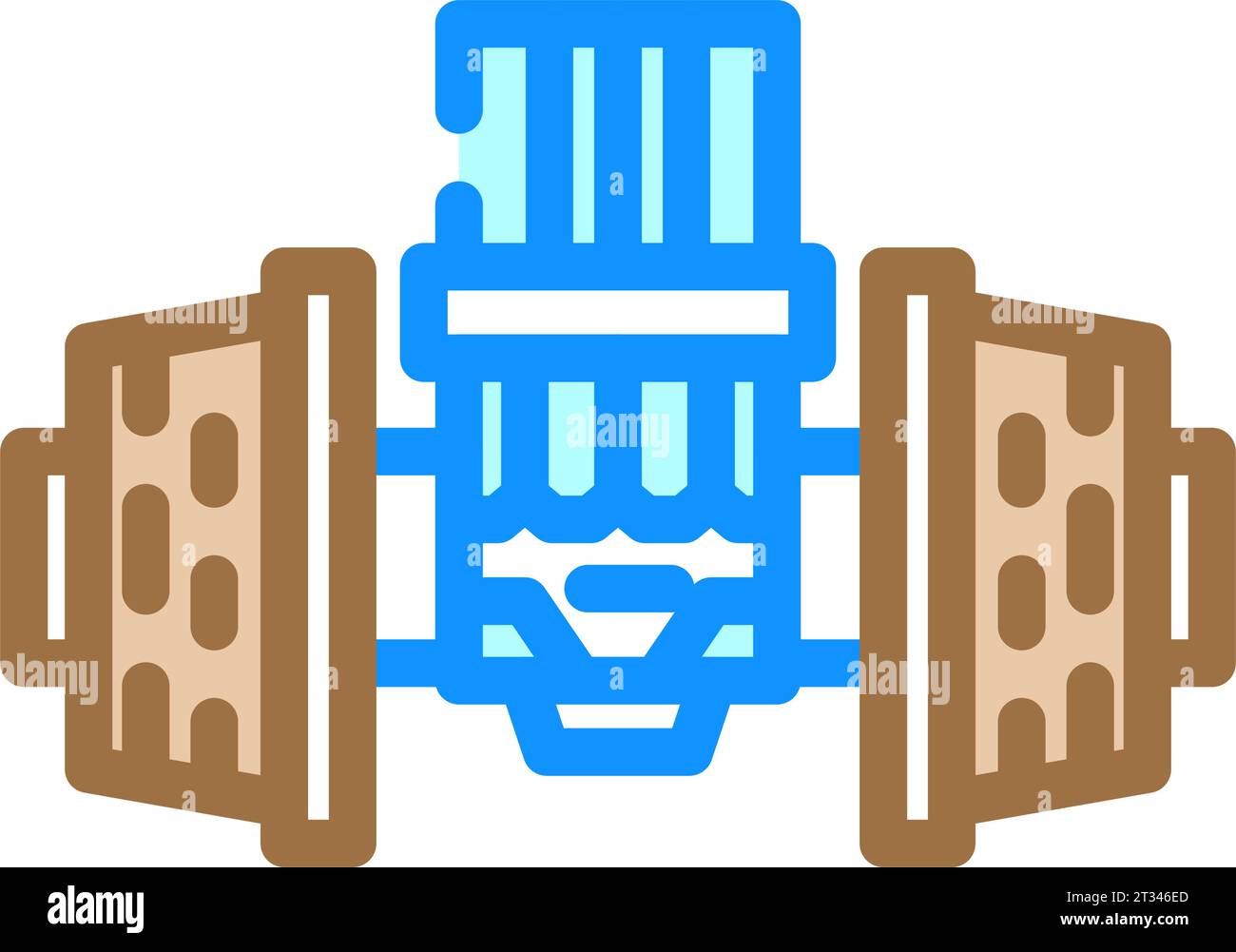 Turbine aircraft testing Stock Vector Images - Alamy