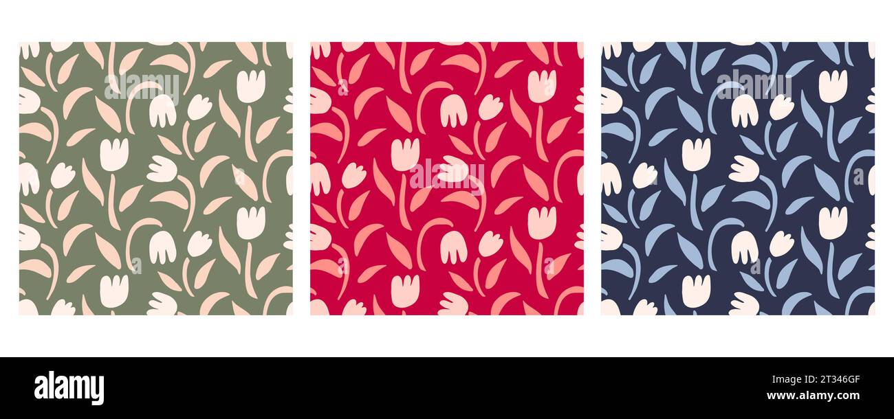 Floral surface pattern Cut Out Stock Images & Pictures - Alamy