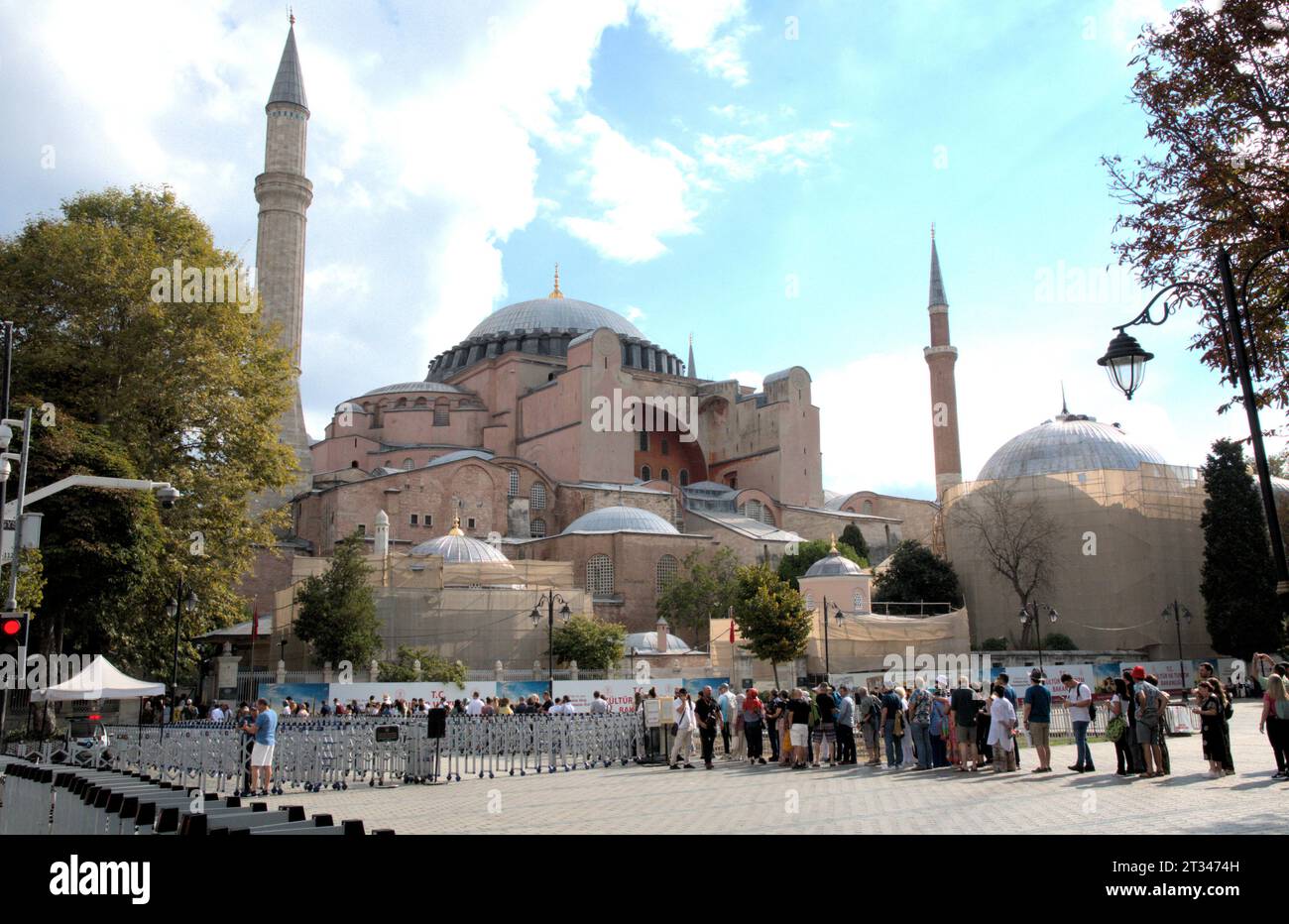 Istanbul old historical town Turkey ancient architecture Hagia Sophia ...