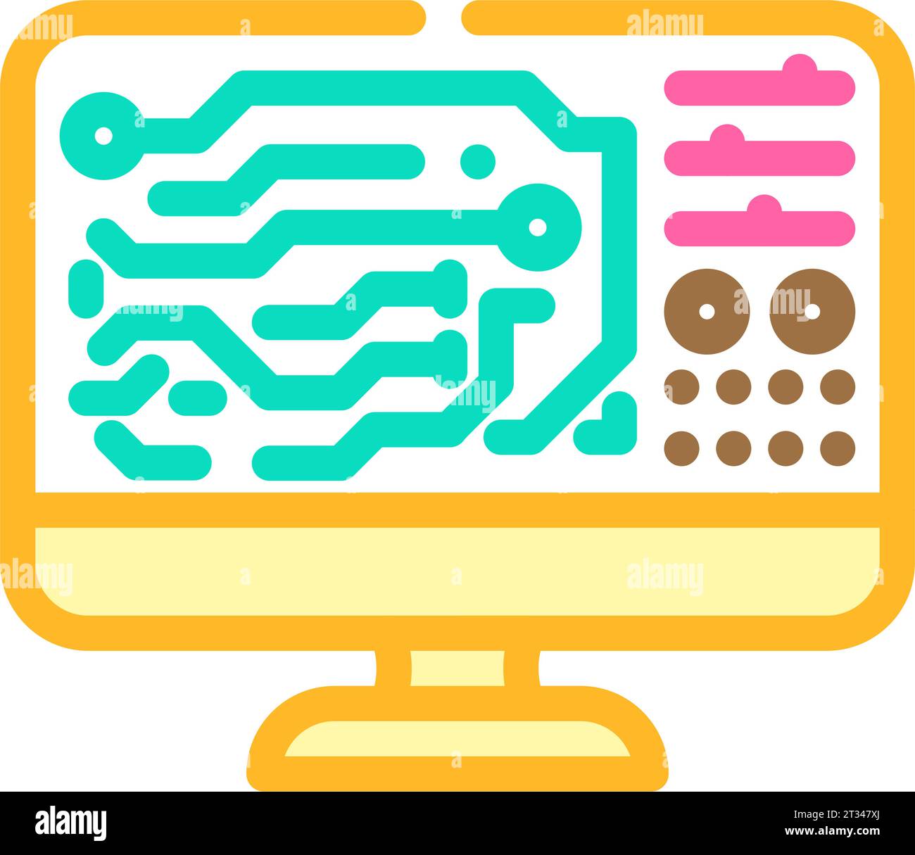 Electric circuit switch laboratory Stock Vector Images - Alamy
