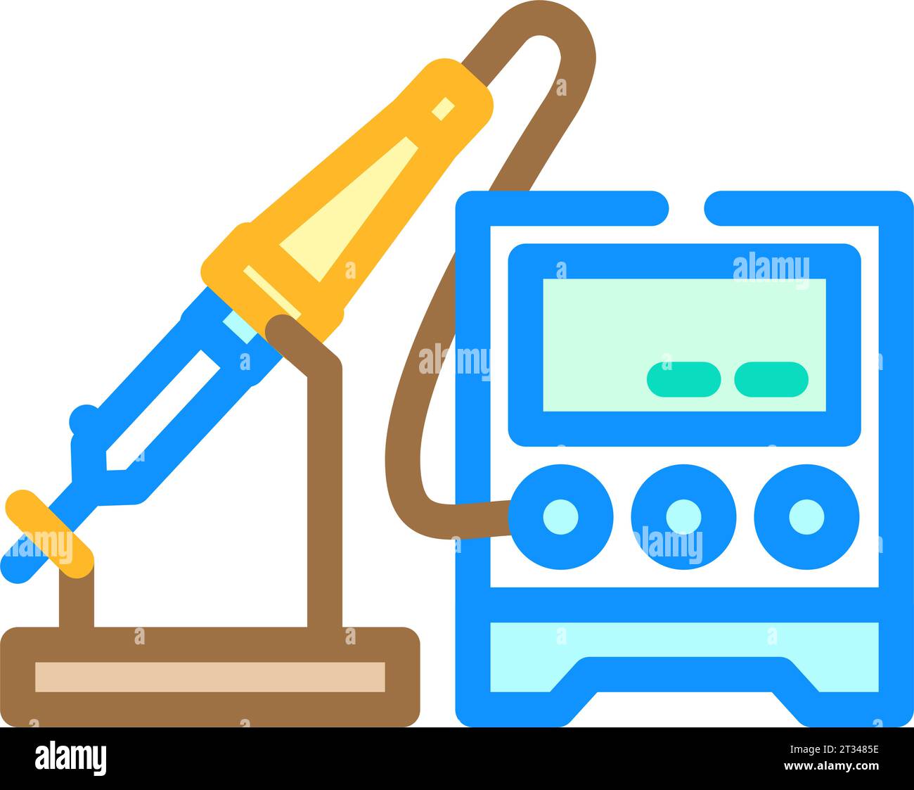electronic tools electronics color icon vector illustration Stock ...