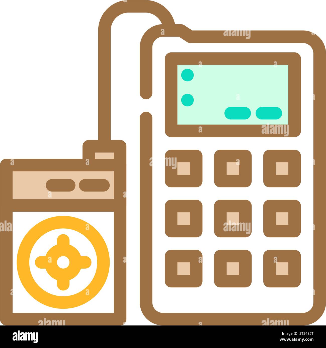 sensor calibration electronics color icon vector illustration Stock ...