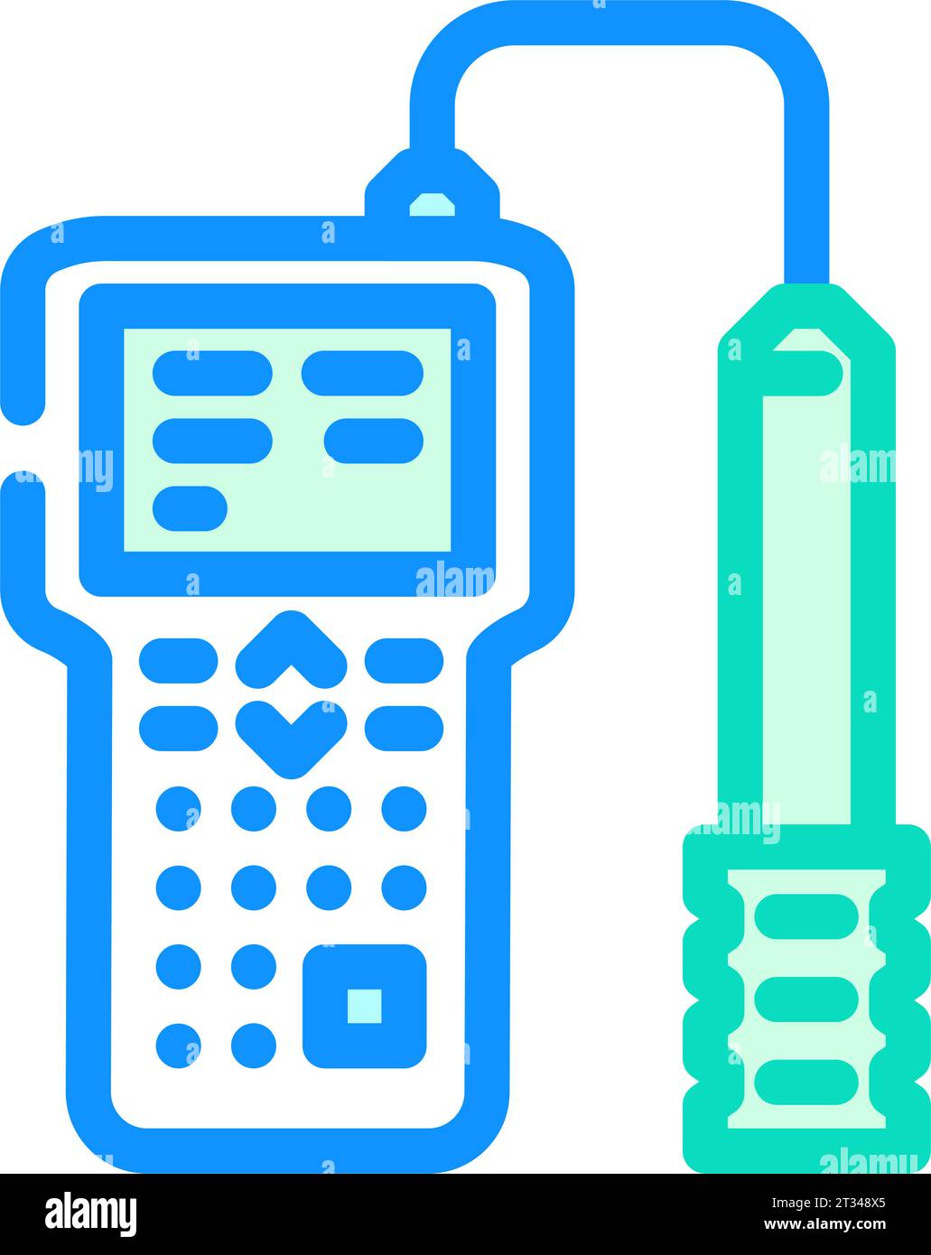 Water Quality Testing Hydrogeologist Color Icon Vector Illustration Stock Vector Image And Art Alamy