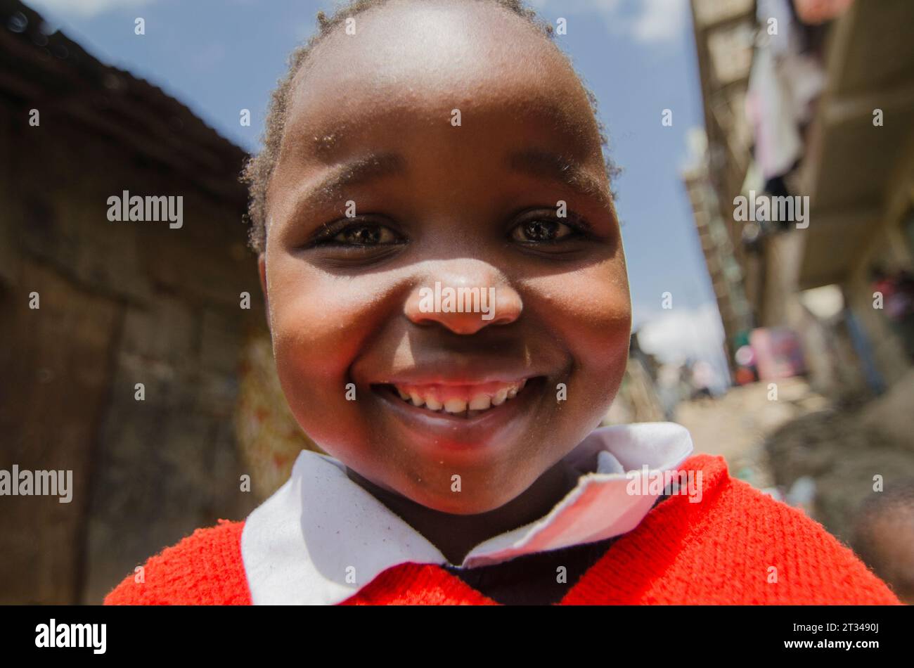 Cheerful african child hi-res stock photography and images - Alamy