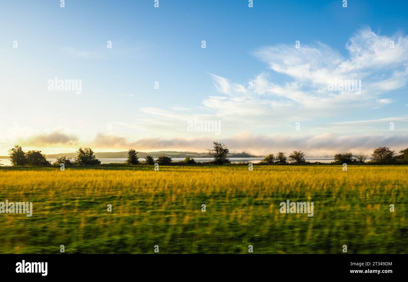 Scottish Lowlands panorama between Dundee and Perth Stock Photo - Alamy
