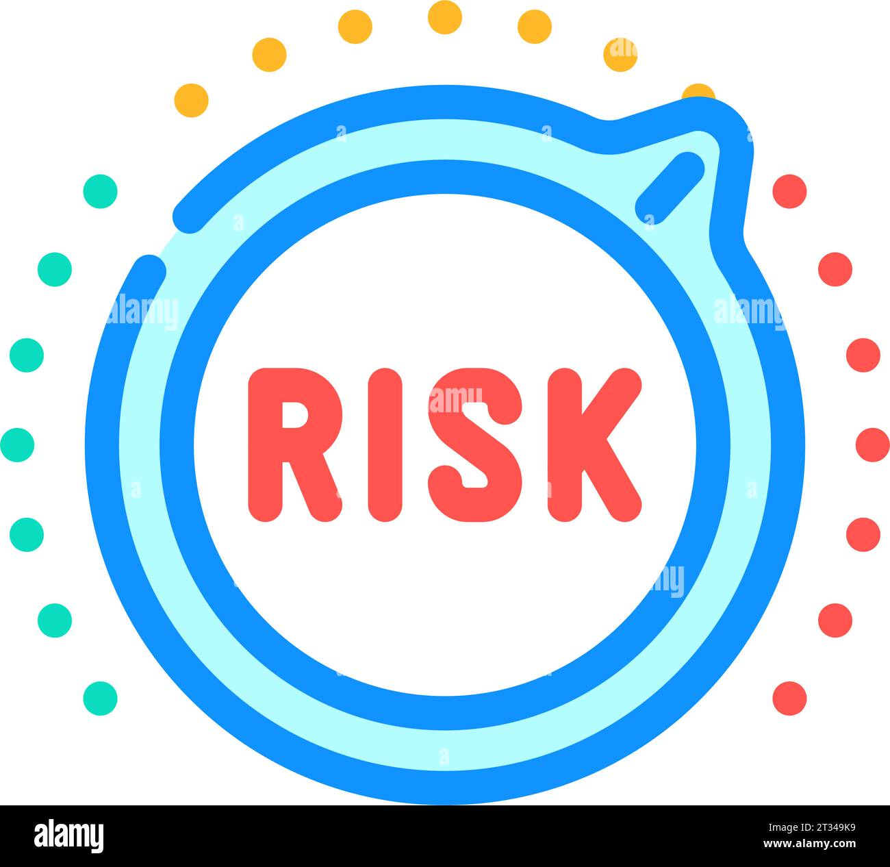 controls risk color icon vector illustration Stock Vector Image & Art ...