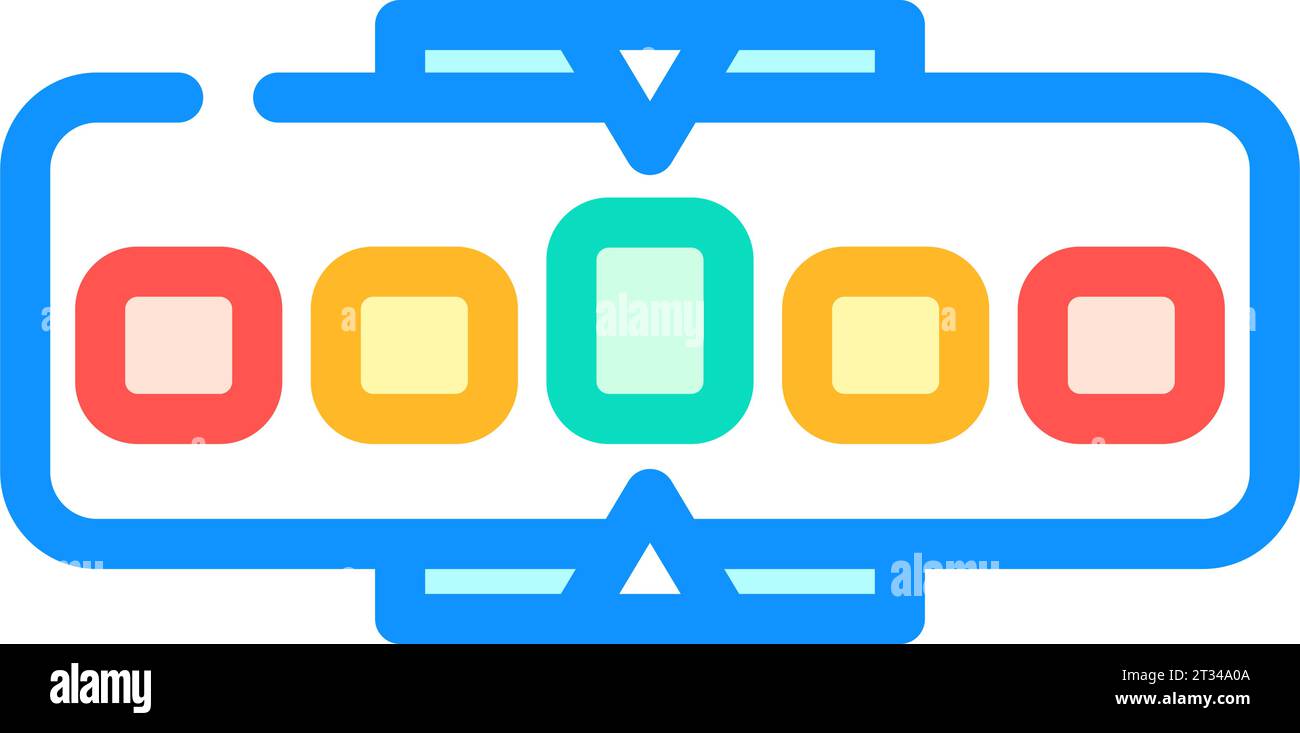 metrics risk color icon vector illustration Stock Vector Image & Art ...