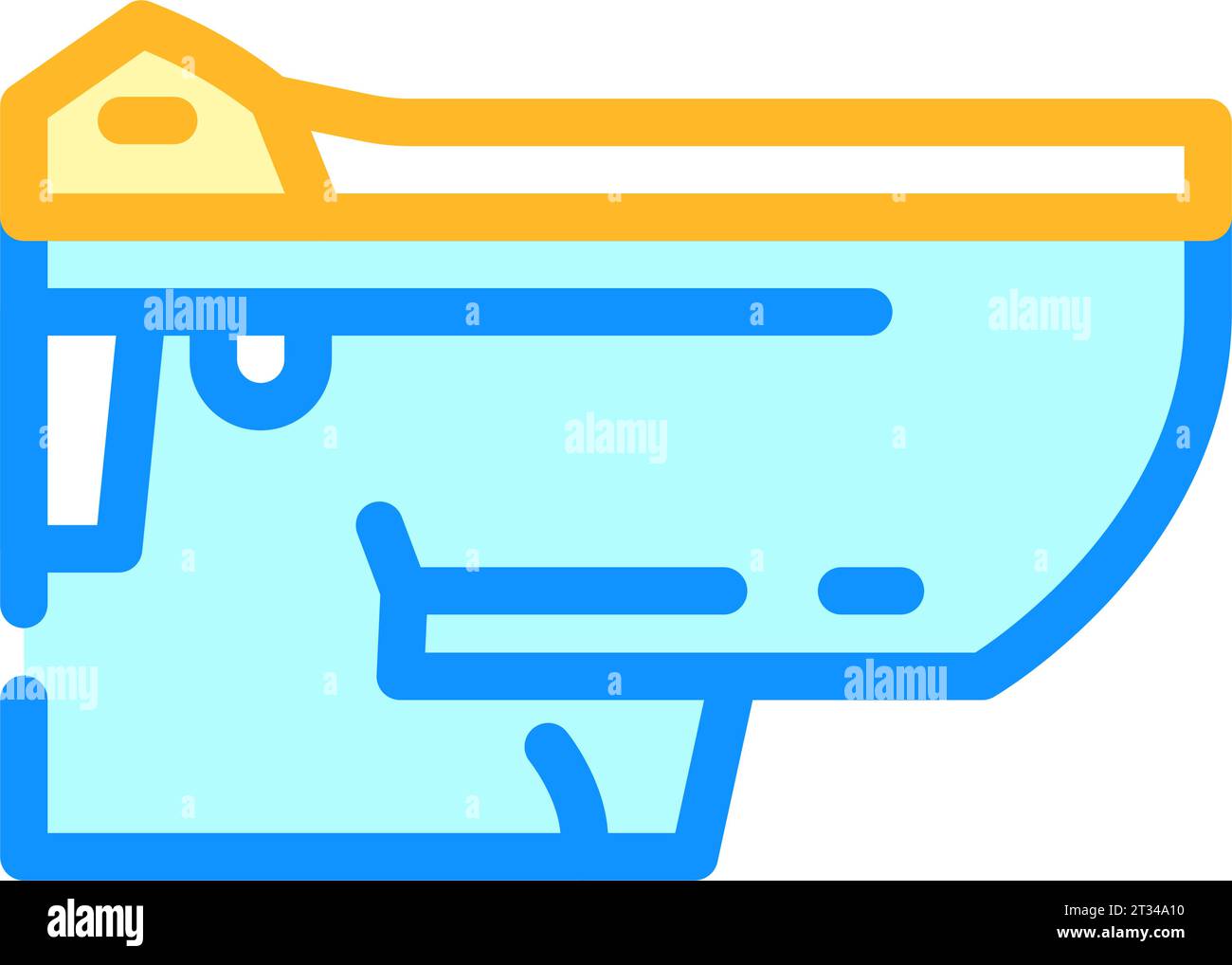 smart toilet home color icon vector illustration Stock Vector Image ...