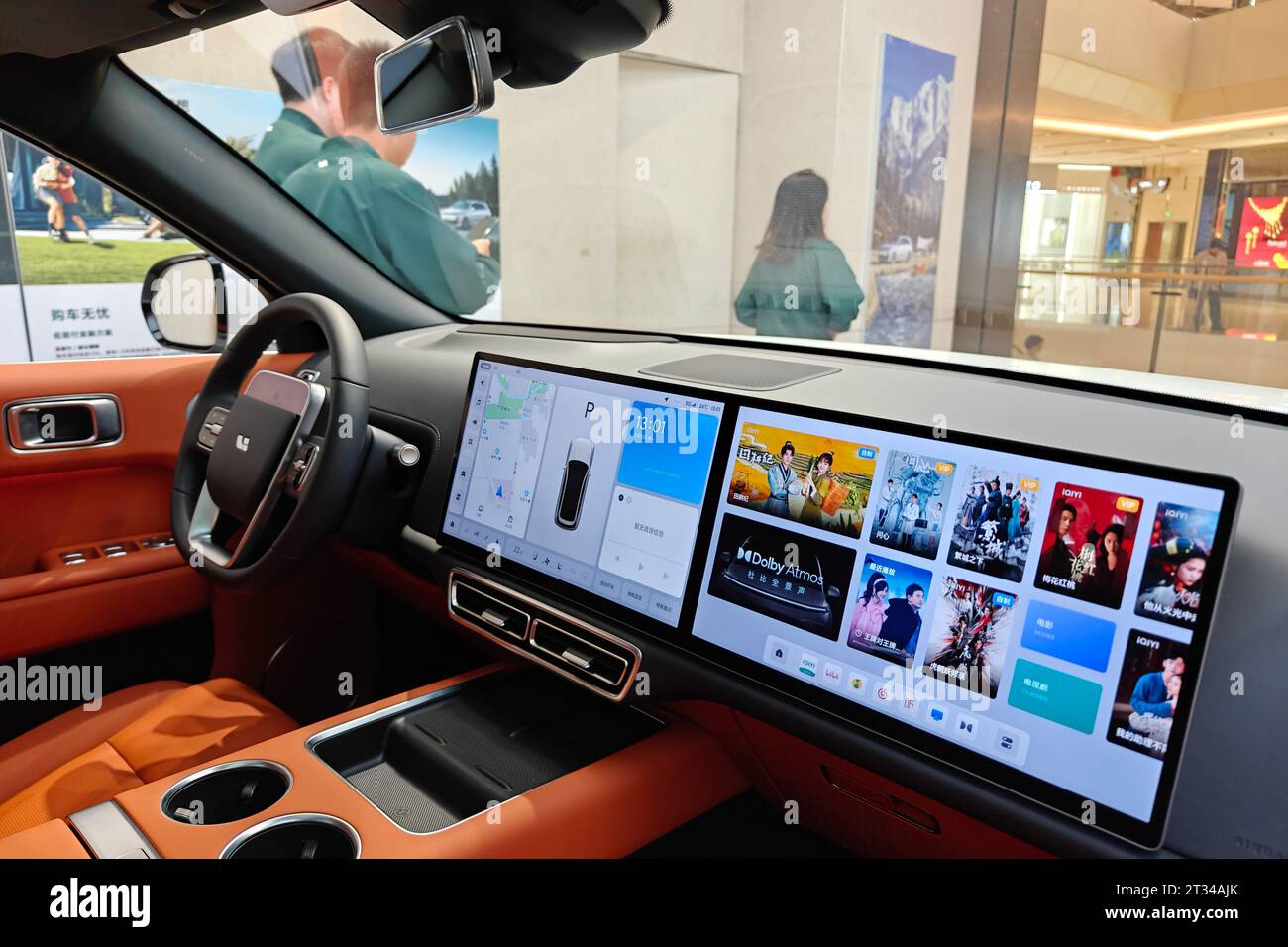 SHANGHAI, CHINA - OCTOBER 23, 2023 - The Li Auto L9 model is displayed ...