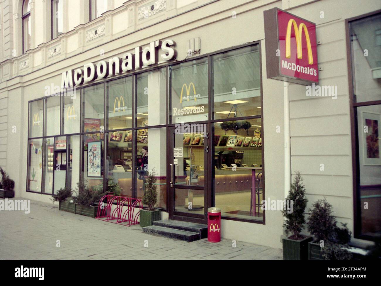 McDonald's restaurant in the center of Riga Stock Photo - Alamy