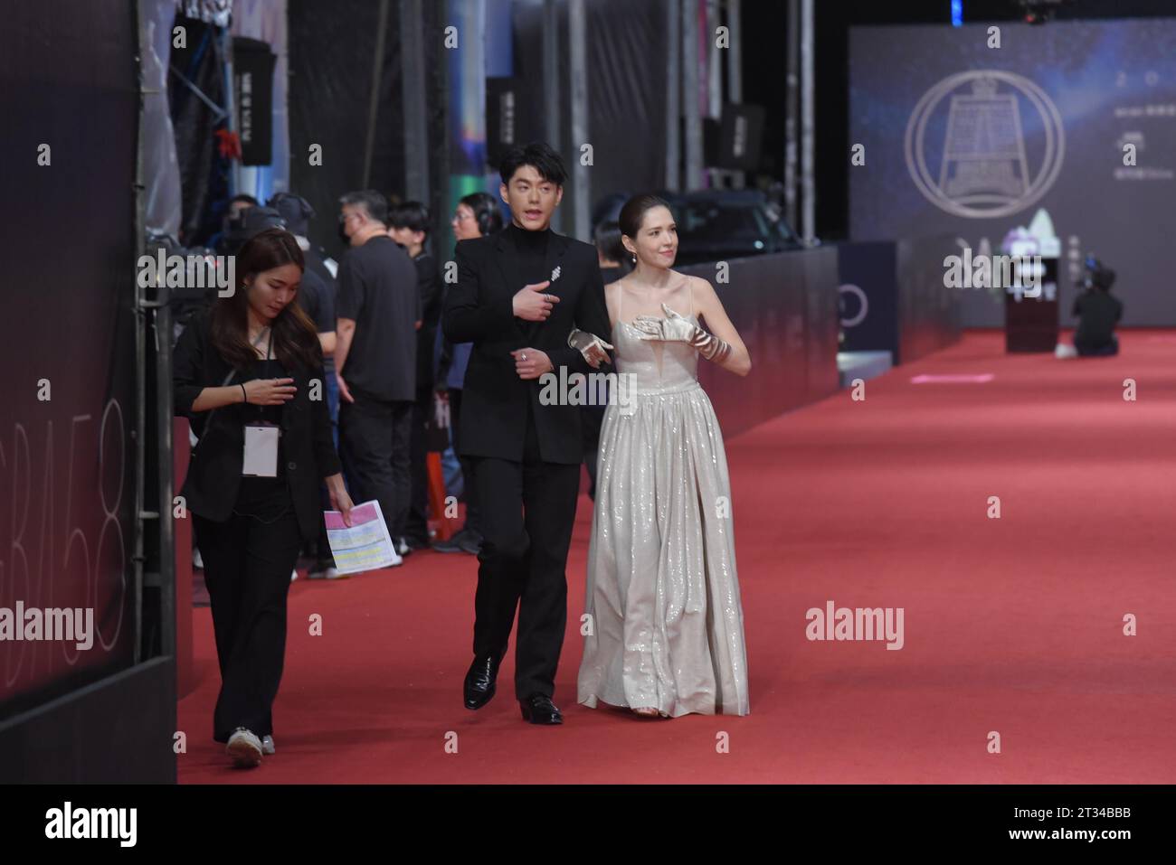Taiwanese actor and model Toby Lee attends the 58th Golden Bell Awards ...