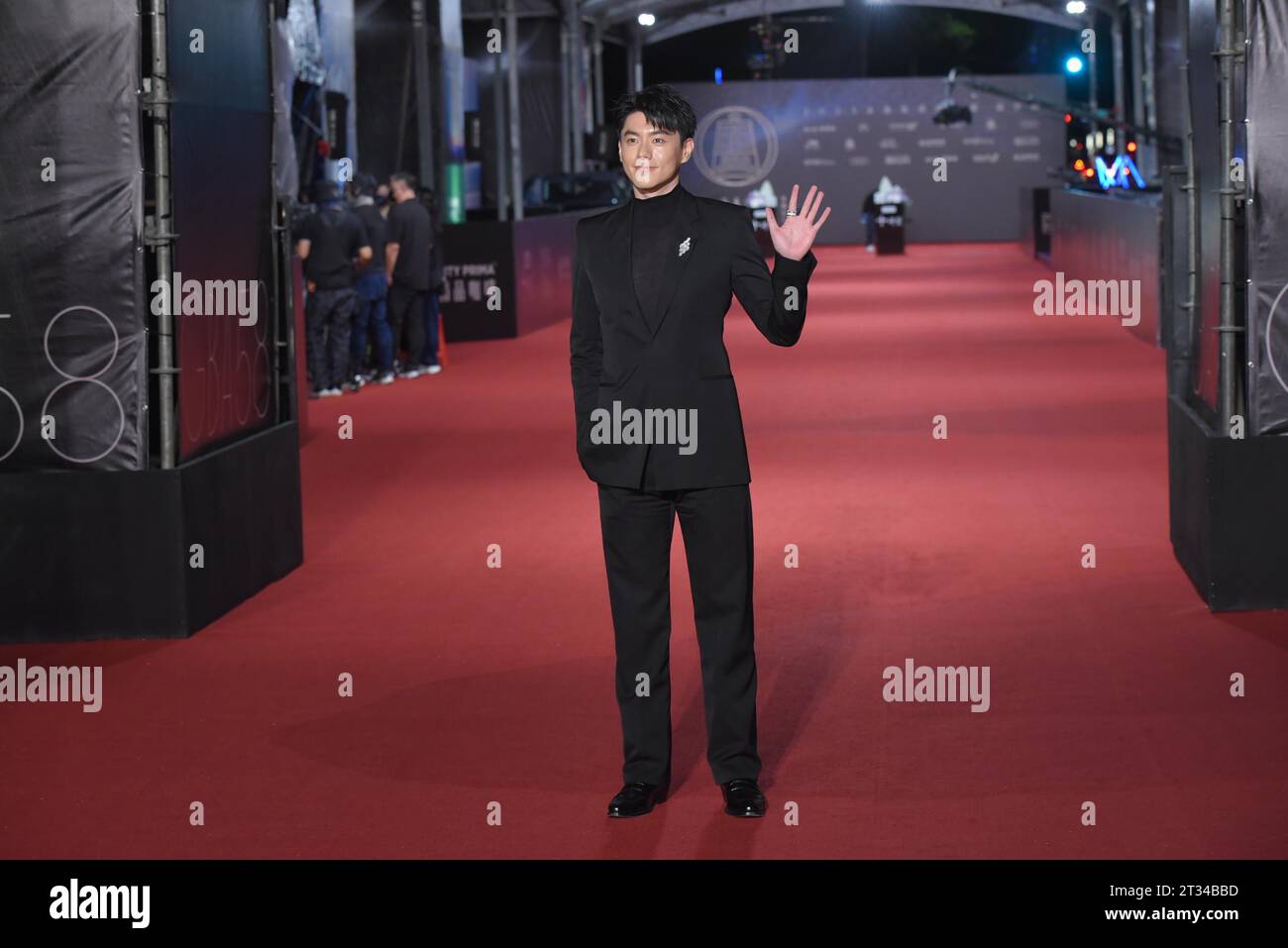 Taiwanese actor and model Toby Lee attends the 58th Golden Bell Awards ...