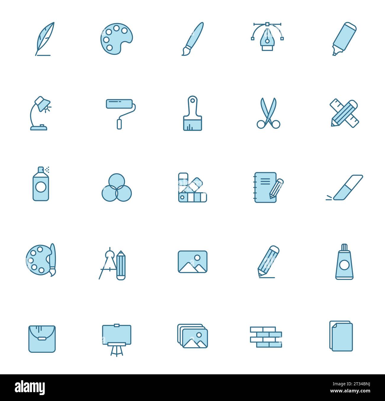 Blue tool tools art hi-res stock photography and images - Alamy