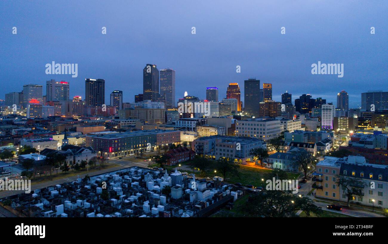 Aerial view of New Orleans Stock Photo - Alamy