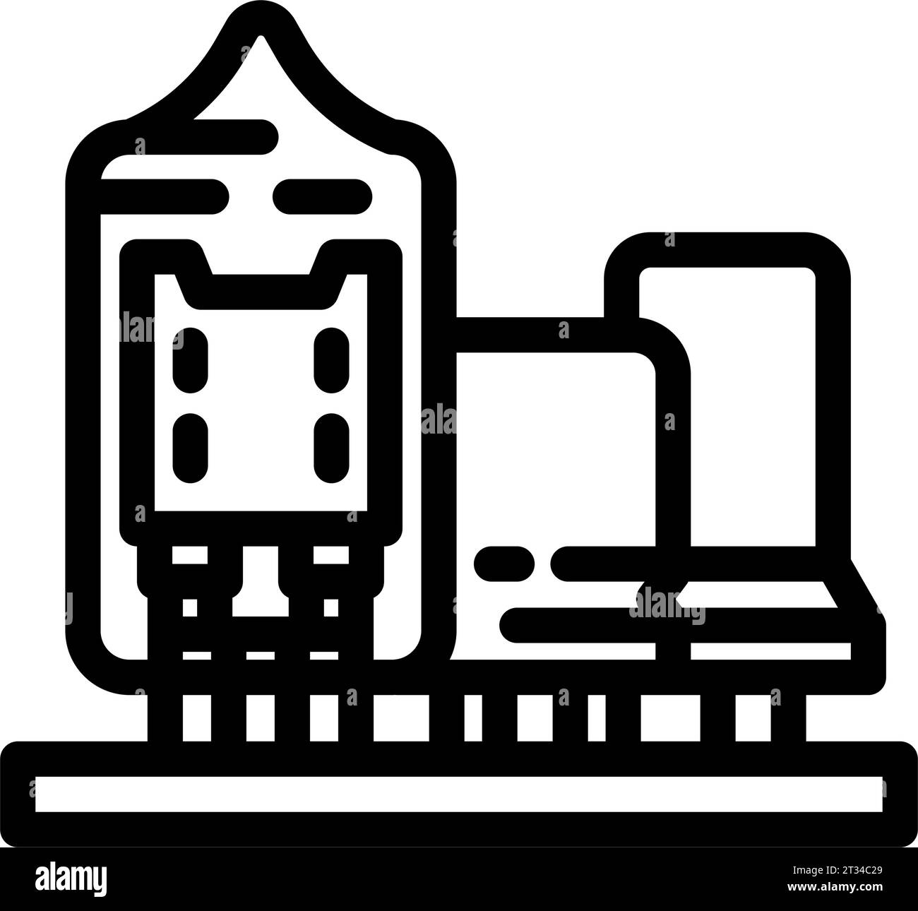 analog electronics line icon vector illustration Stock Vector Image ... analog electronics line icon vector illustration Stock Vector Image ...