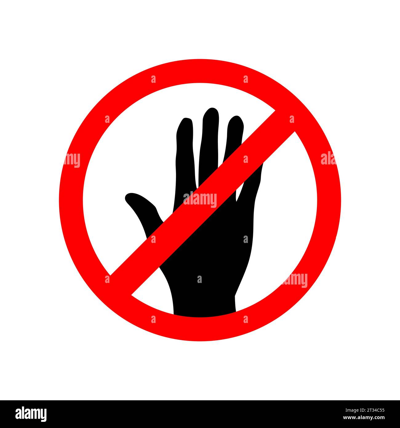 Dont push warning sign hi-res stock photography and images - Alamy