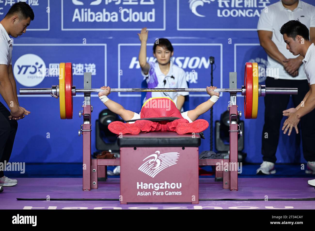 Hangzhou, China's Zhejiang Province. 23rd Oct, 2023. Guo Lingling of ...