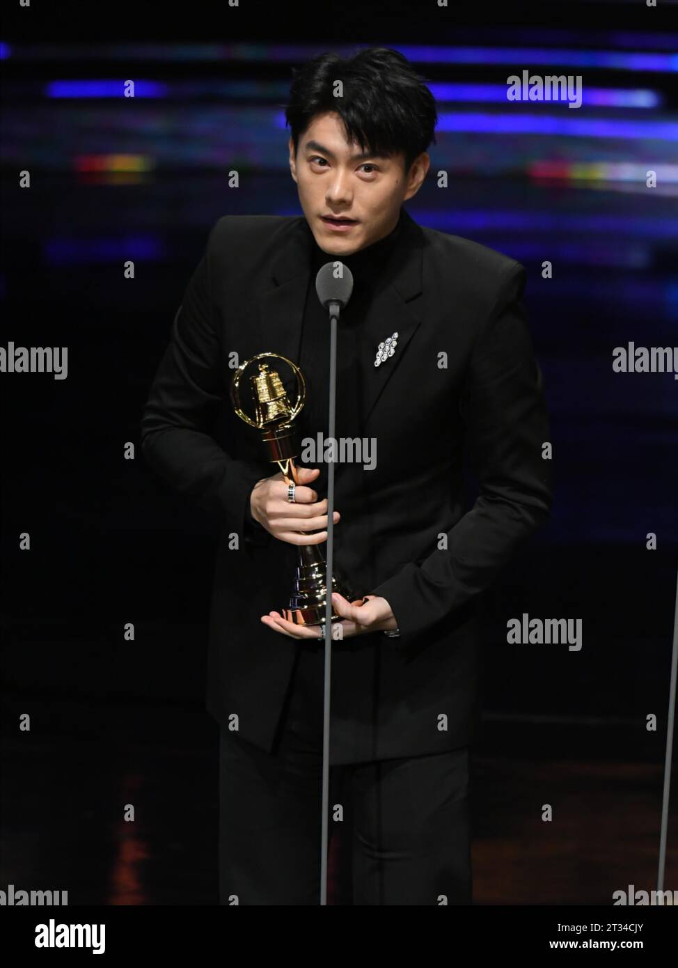 Taiwanese actor and model Toby Lee wins the 58th Golden Bell Award for ...