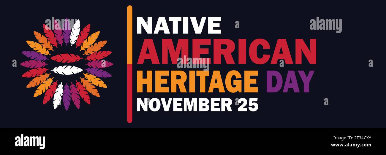 Native American Heritage Day Vector illustration. November 25. Holiday ...