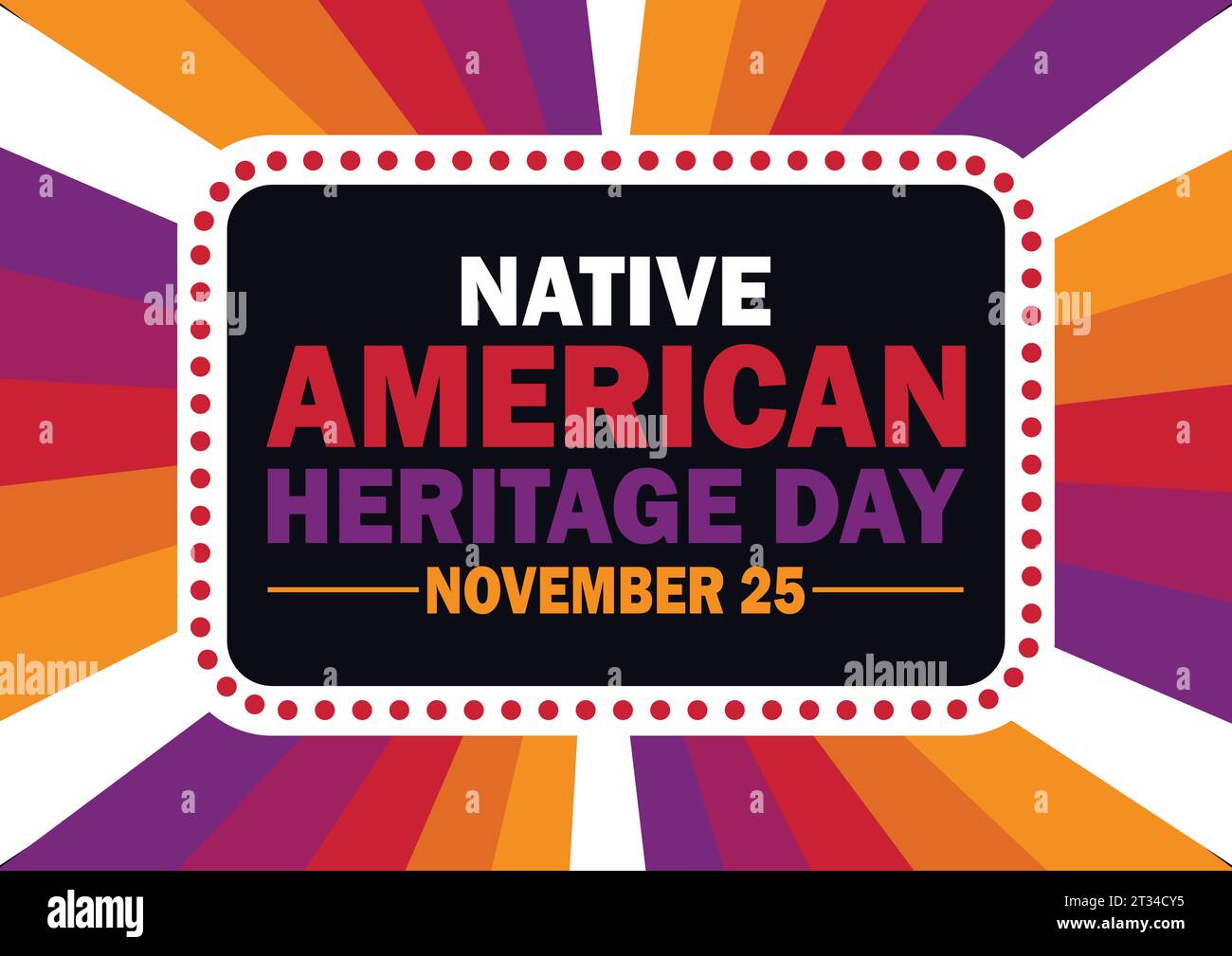 Native American Heritage Day Vector illustration. November 25. Suitable ...