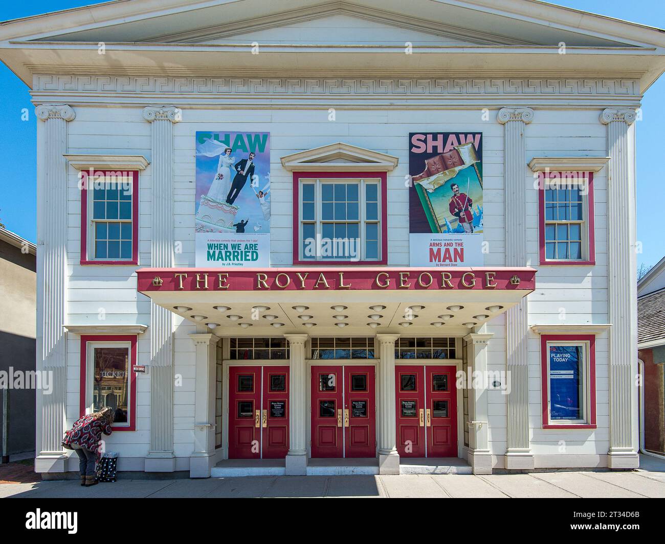 Historic town Niagara on the Lake during late April in Ontario, Canada ...