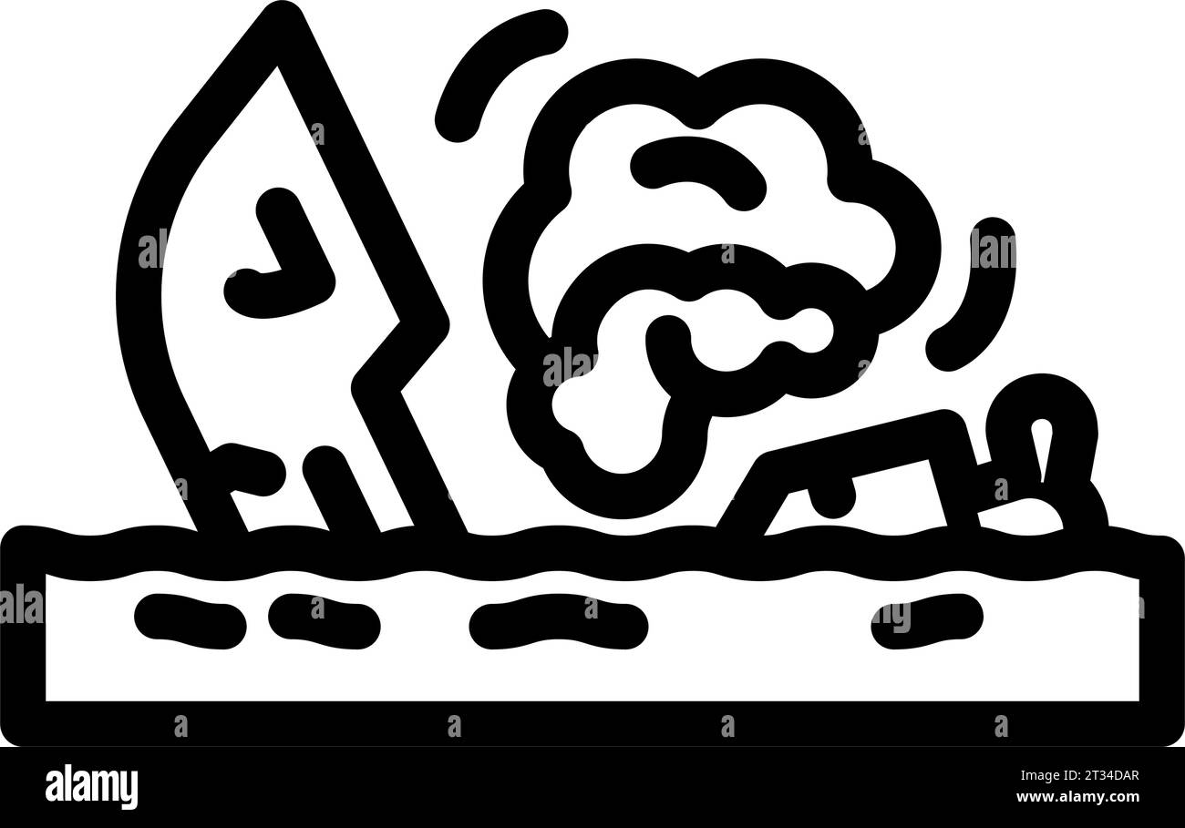 marine accident line icon vector illustration Stock Vector Image & Art ... marine accident line icon vector illustration Stock Vector Image & Art ...