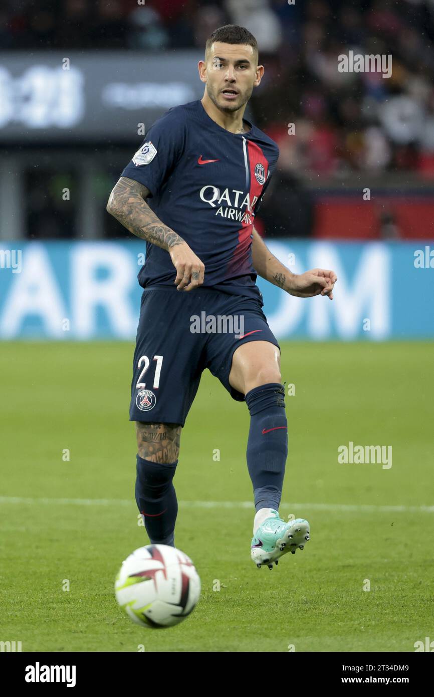 Lucas Hernandez of PSG during the French championship Ligue 1 football ...