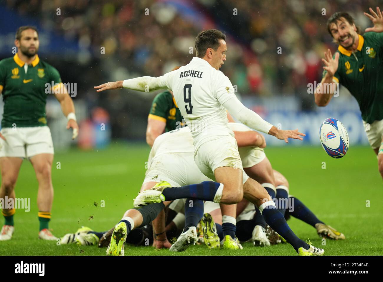 England's Alex Mitchell during the 2023 Rugby World Cup Semi-finals ...