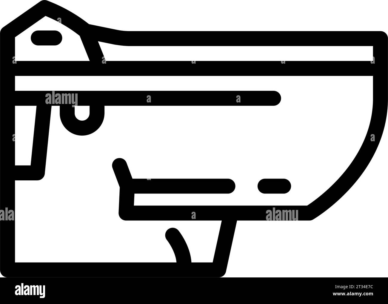 smart toilet home line icon vector illustration Stock Vector Image ...