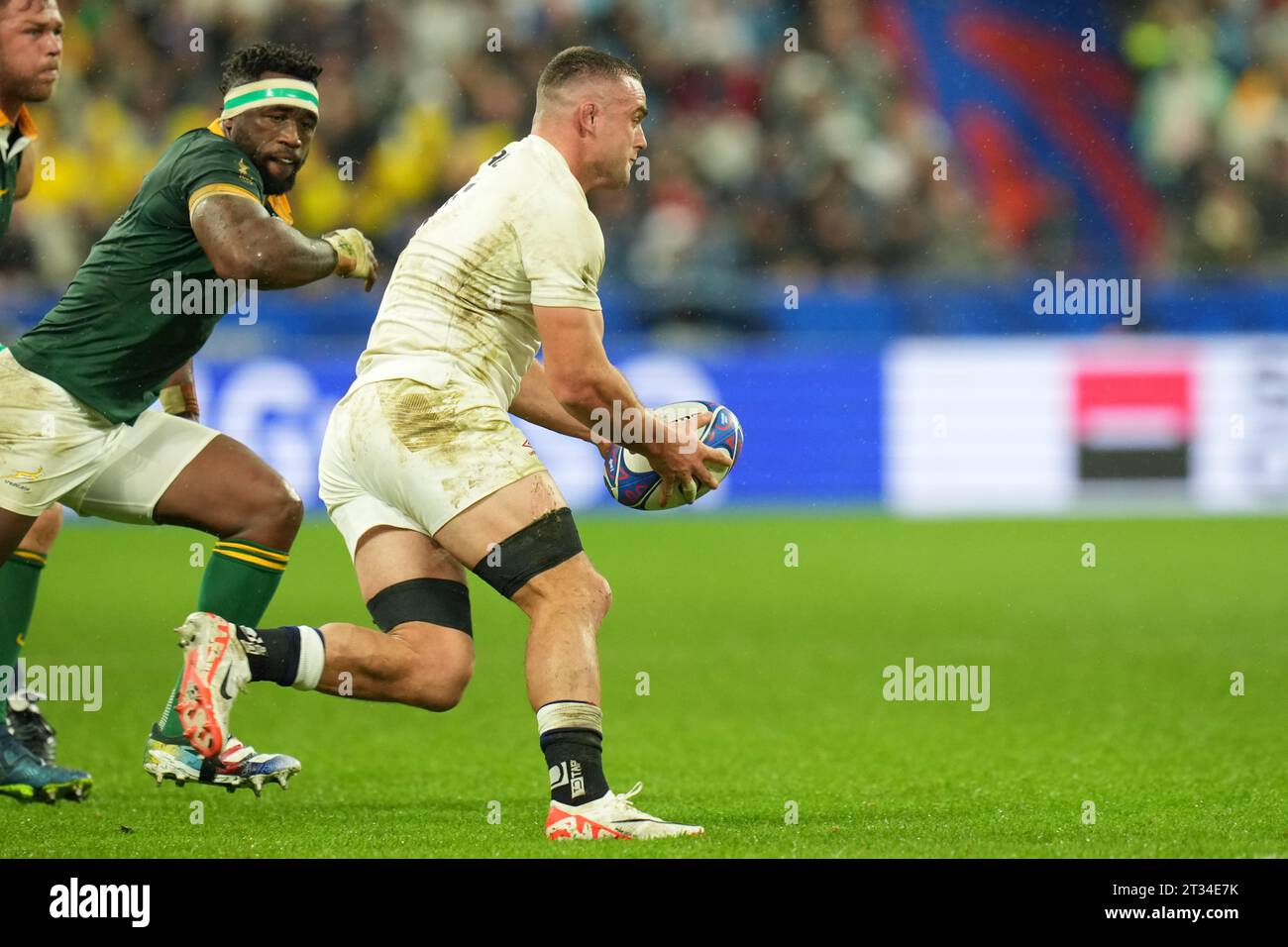 England's Ben Earl during the 2023 Rugby World Cup Semi-finals match ...