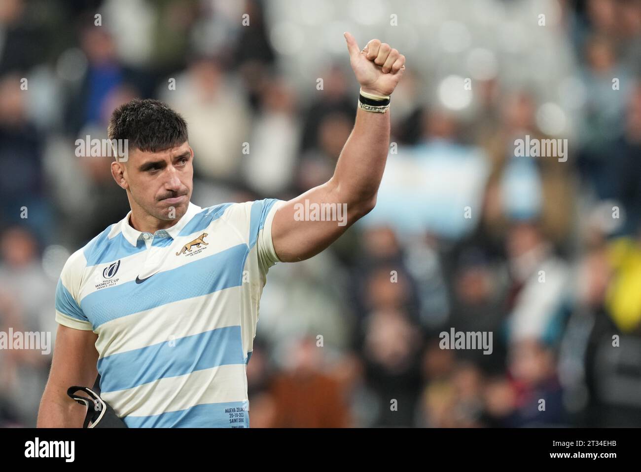 Argentina's Tomas Lavanini after the 2023 Rugby World Cup Semi-finals ...