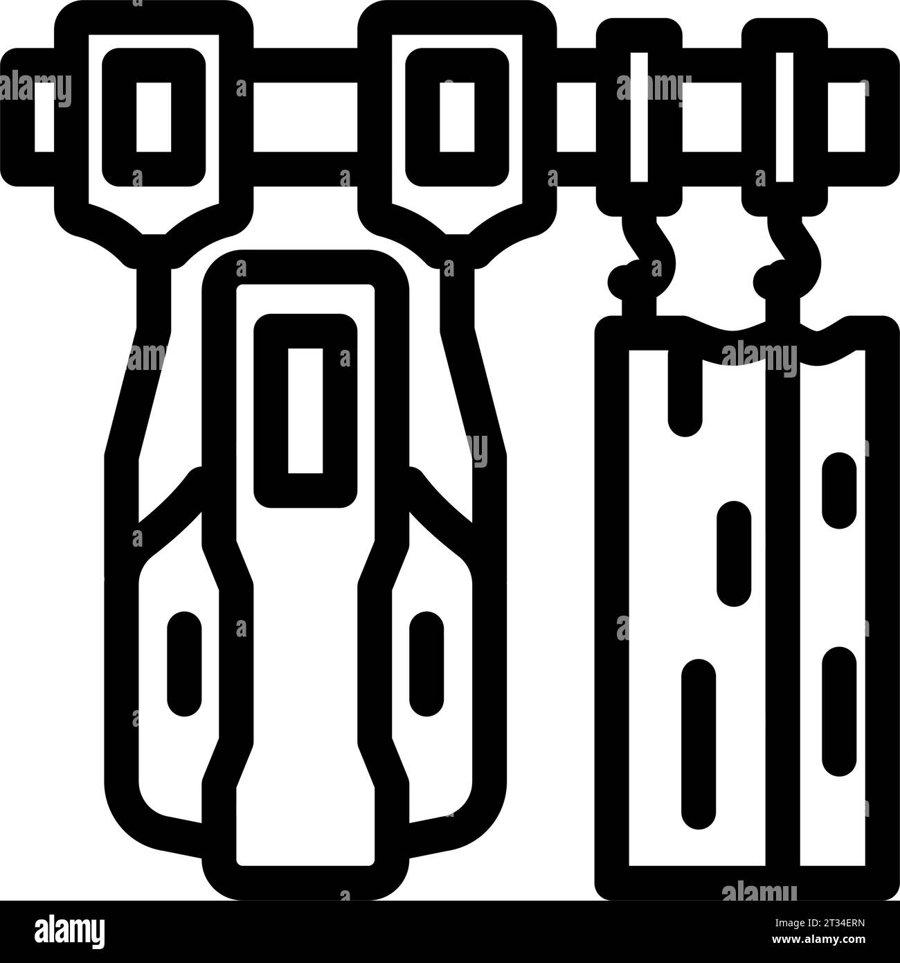 smart curtains home line icon vector illustration Stock Vector Image ...