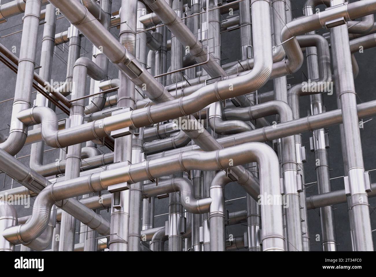 Maze of pipes hi-res stock photography and images - Alamy