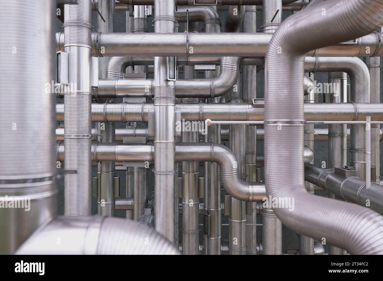 Steel maze installation hi-res stock photography and images - Alamy