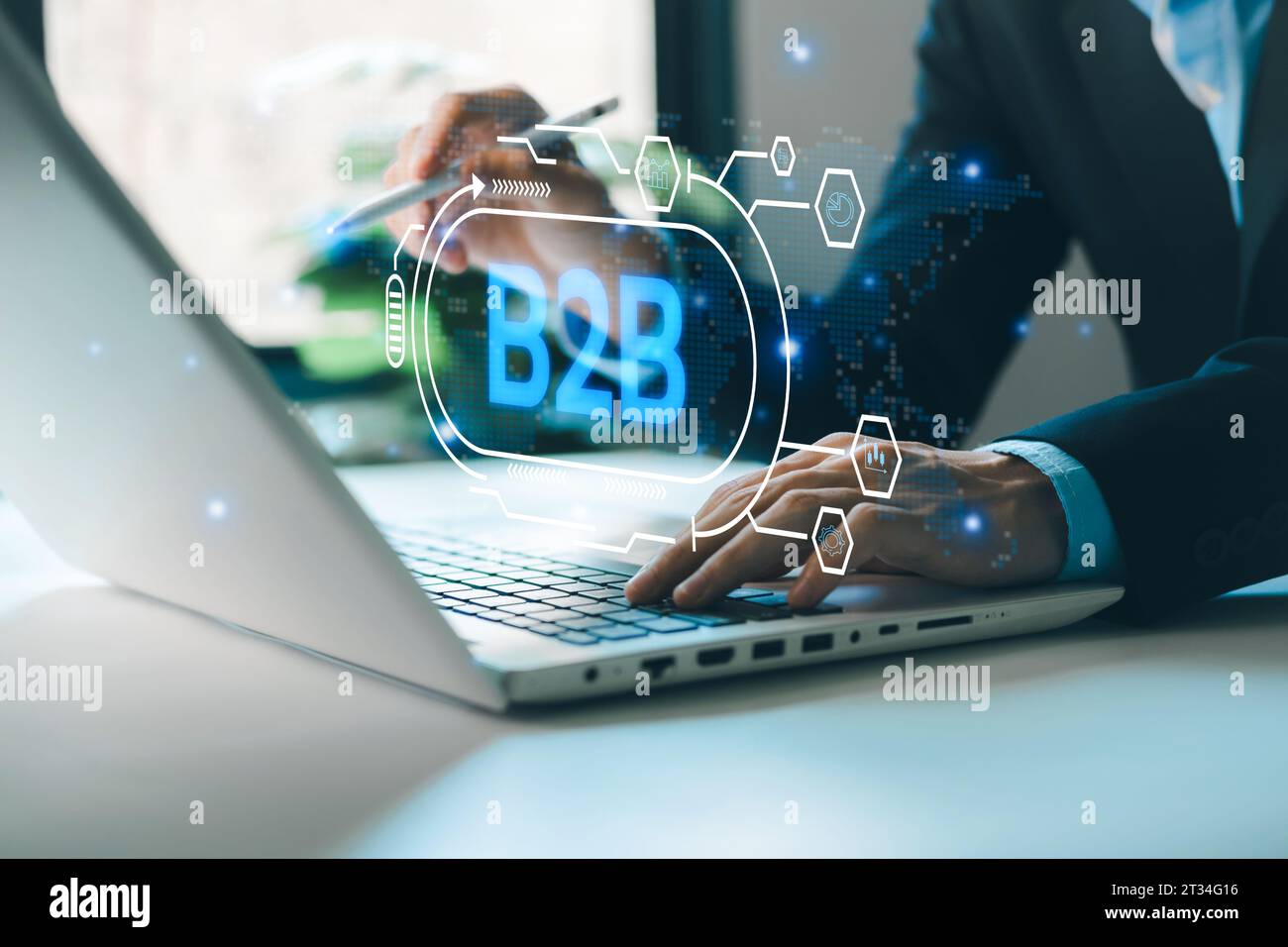 B2b icon hi-res stock photography and images - Alamy